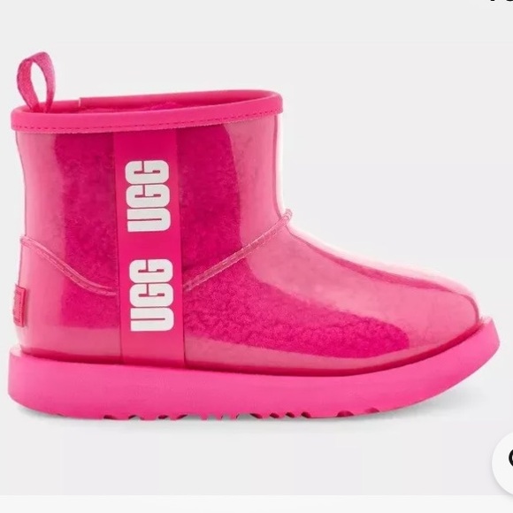 UGG | Shoes | Ugg Classic Clear Mini Ii Girls Boots Waterproof Rock ...